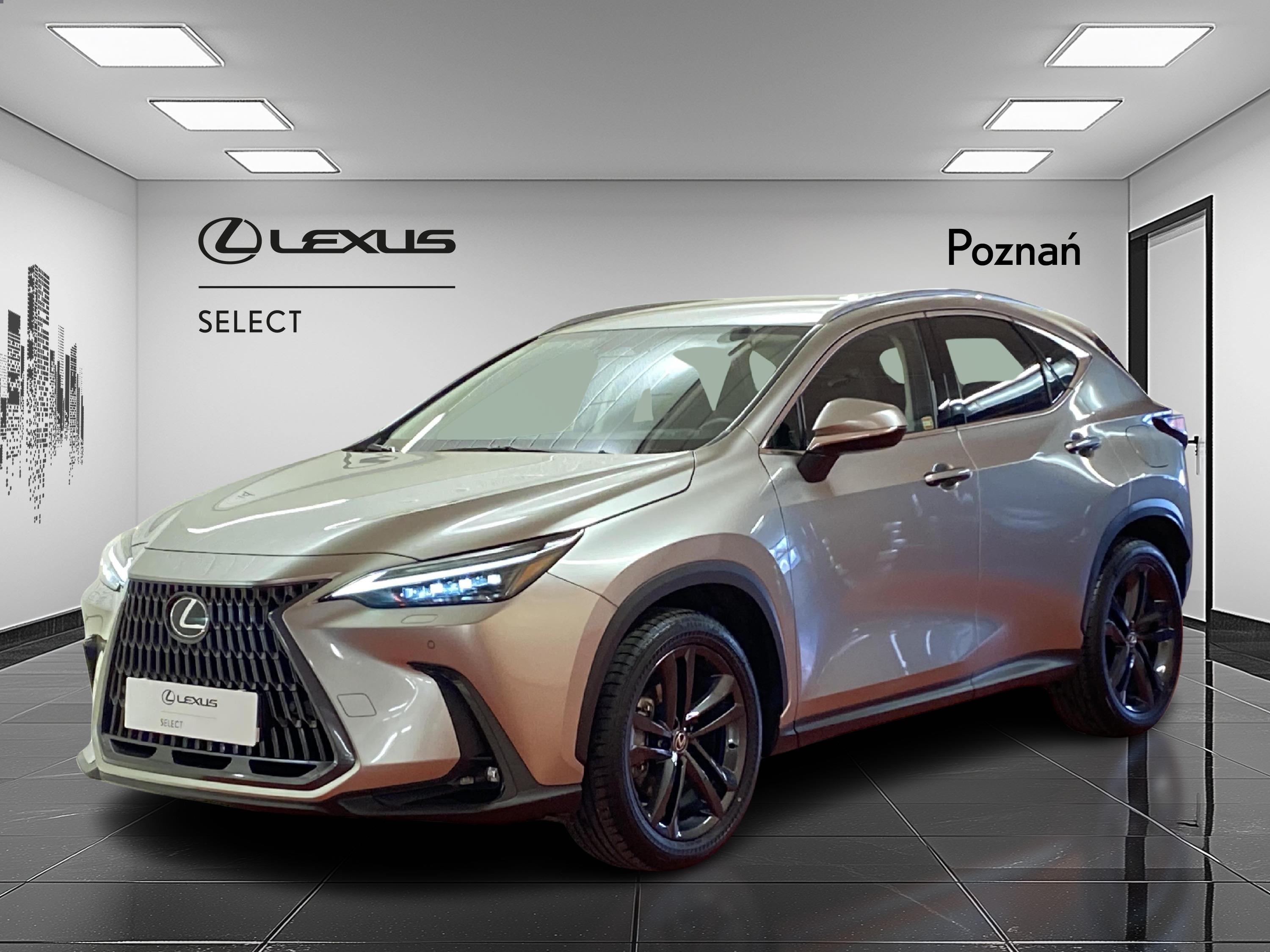 Oferta samochodu Lexus NX 2.5 Hybryda 2023 229 900 zł brutto Lexus Poznań